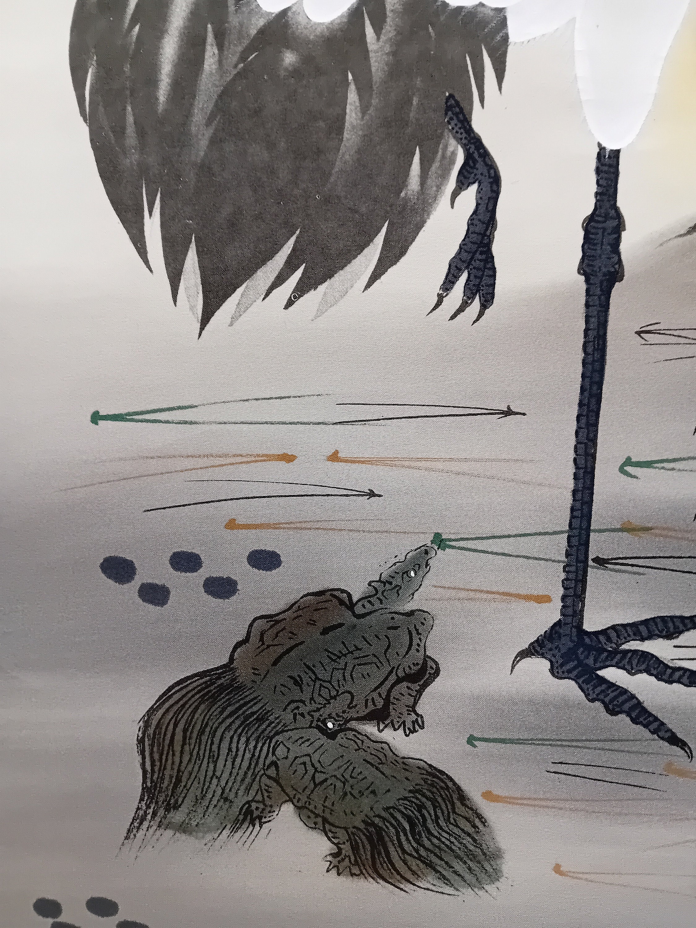 Original Vintage Japanese Scroll Scroll Painting Kakejiku - Etsy