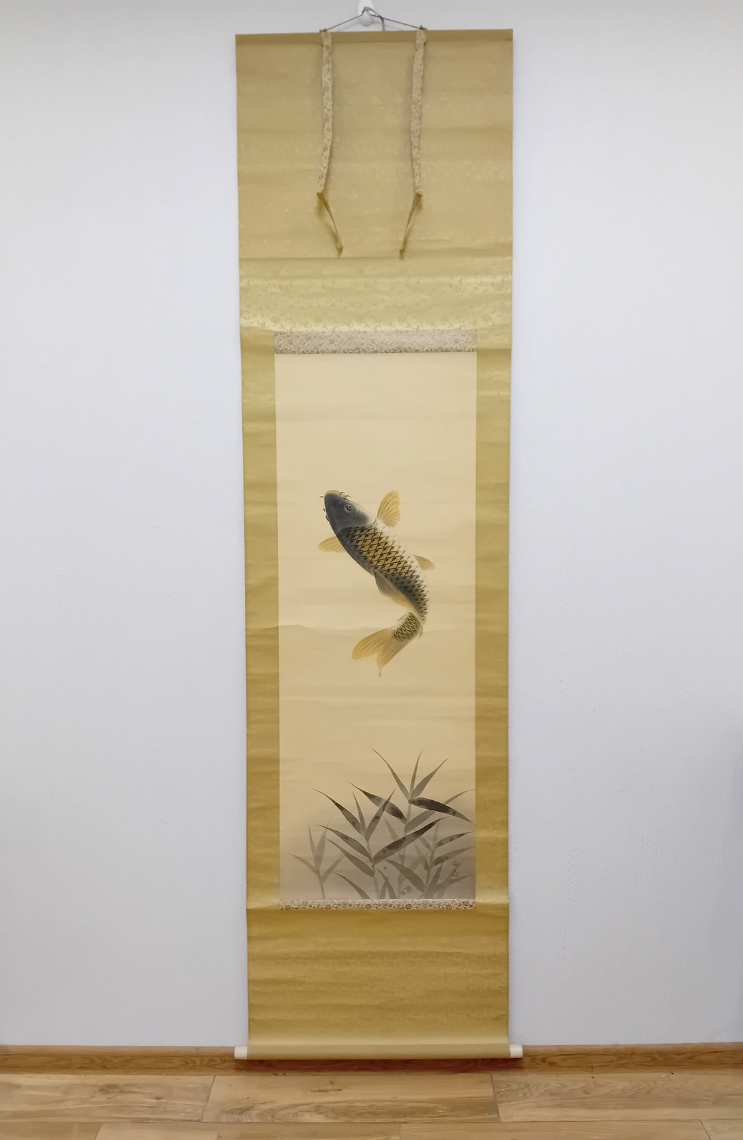 Vintage Japanese Scroll, Scroll Painting, Kakejiku, Kakemono, Japan ...