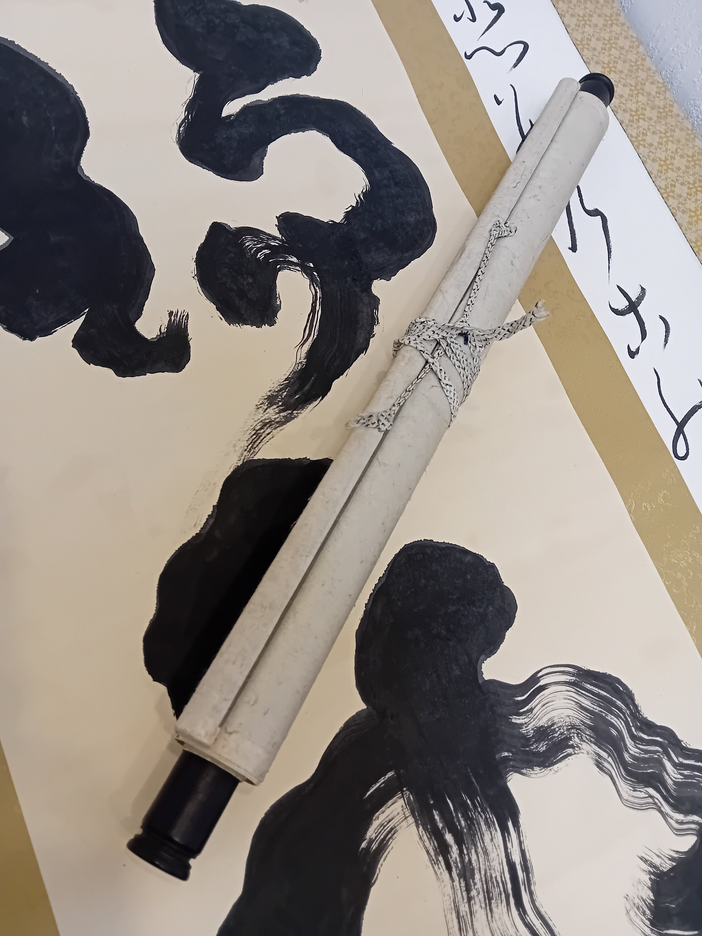 Vintage Japan Calligraphy Scroll, Japan Calligraphy Art, Kakejiku ...