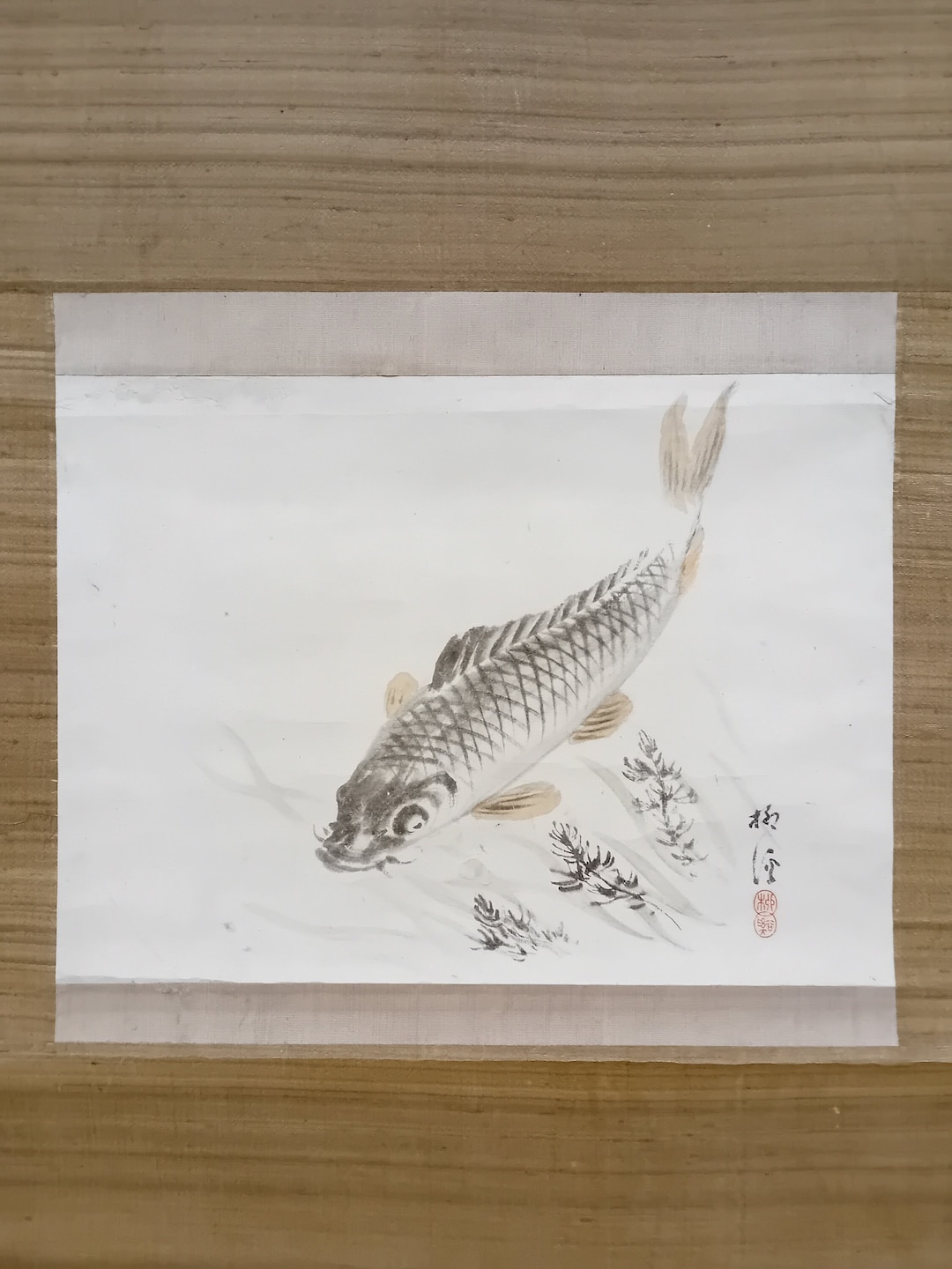 Vintage Japanese Scroll, Ink Painting, Kakejiku, Kakemono, Japan Wall ...