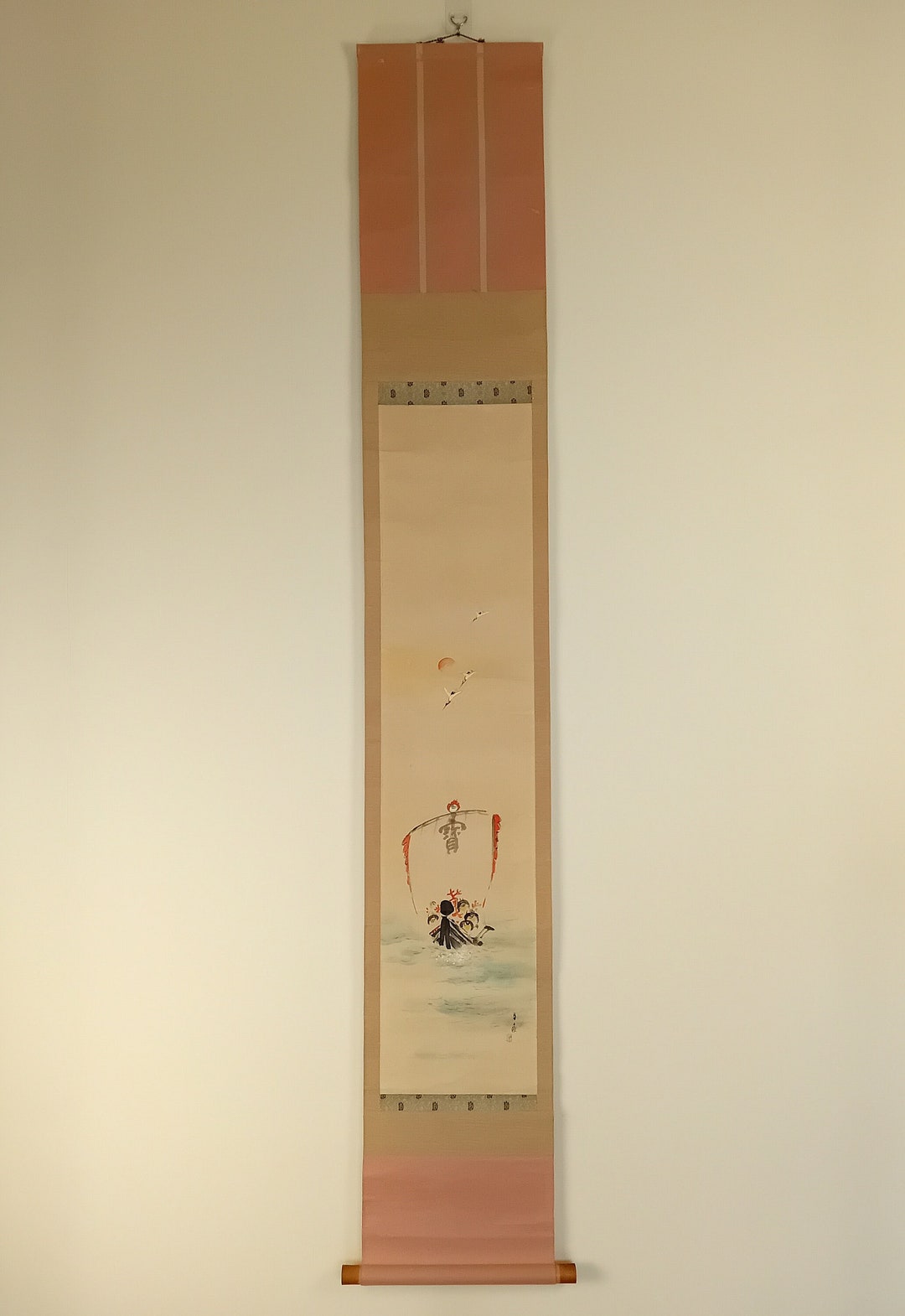 Antique Japanese Scroll, Scroll Painting, Kakejiku, Kakemono, Japan ...