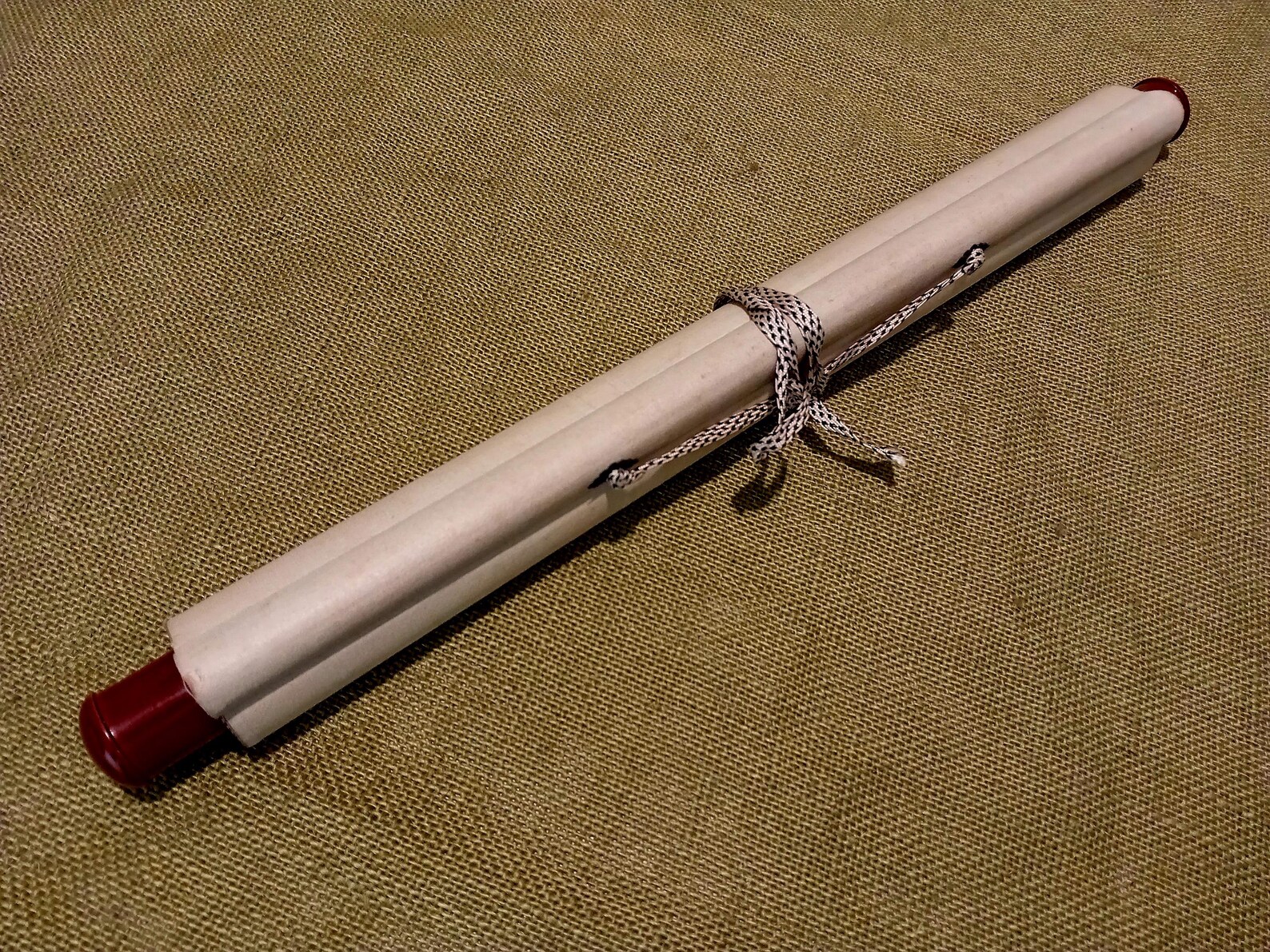 Zen Scroll “one Bowl of Tea” (一碗茶), Japanese Ink Kakemono (kakejiku ...