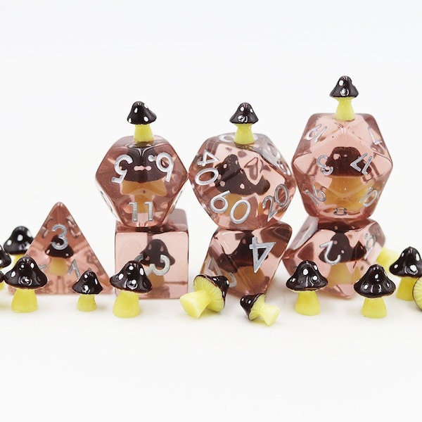 Mushroom Dnd Dice - Etsy