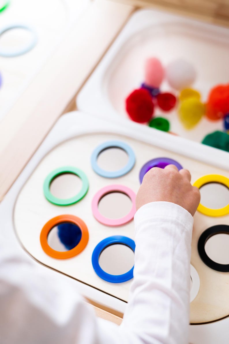 Igelkind Sorting Board Primary Colors Colors Color Theory Fine Motor ...