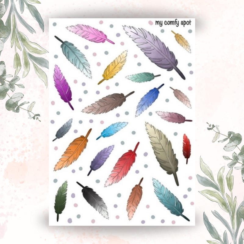 Feather Bullet Journal - Etsy