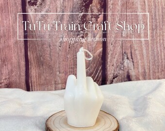 Middle Finger Candle | Etsy