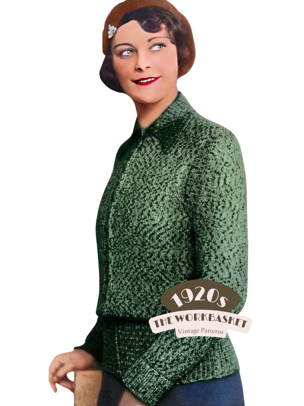 1920s Doris Cardigan Knitting Pattern - Etsy