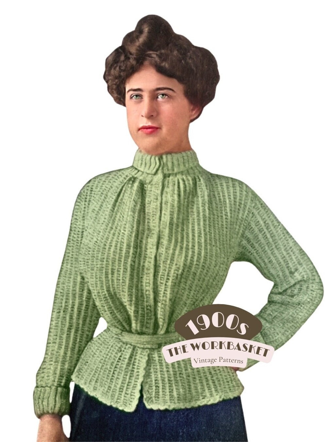 1900s Lady's Outing Jacket Knitting Pattern - Etsy