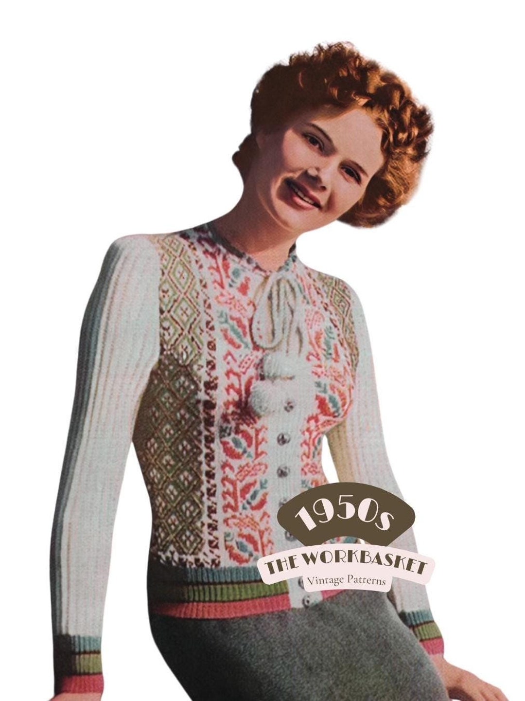 1950s Slavic Peasant Coat Knitting Pattern - Etsy