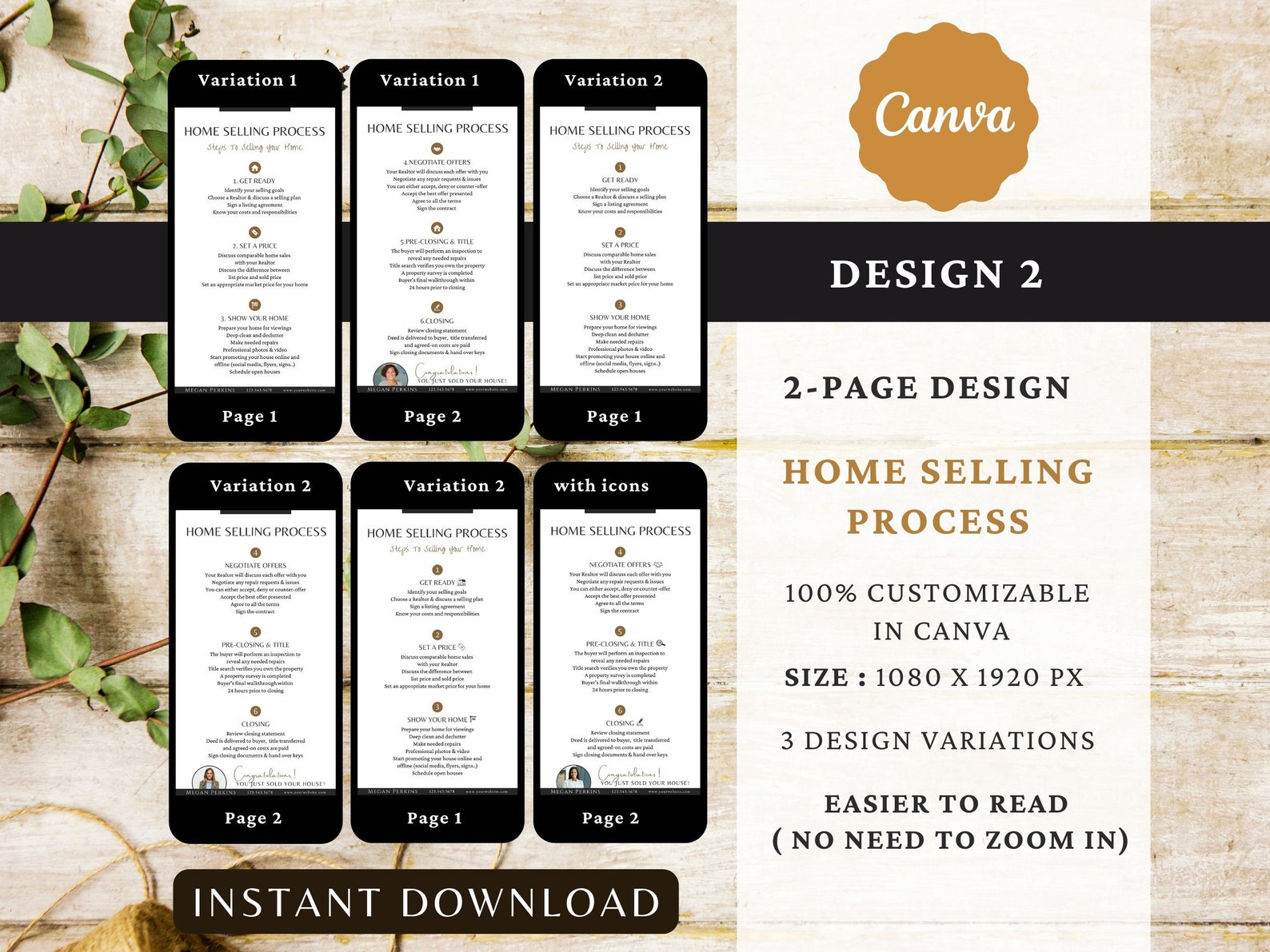 Home Buying Process and Home Selling Process Textable Templates for ...