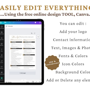 Seller & Buyer Agent Transaction Checklists, Real Estate Transaction ...