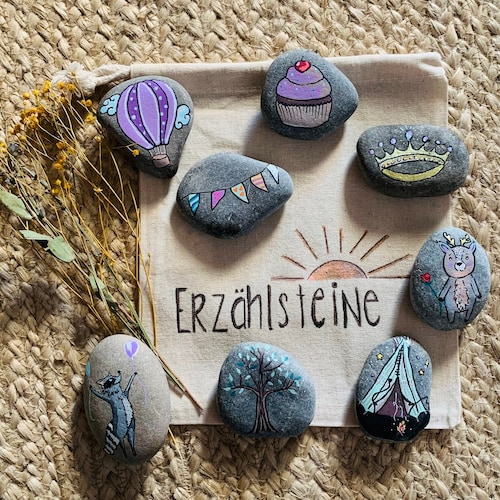 Magical Mythical Story Stones Set Storytelling Stones - Etsy
