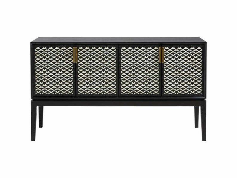 Fish Scale Design Bone Inlay Bar Cabinet Legs KD - Etsy