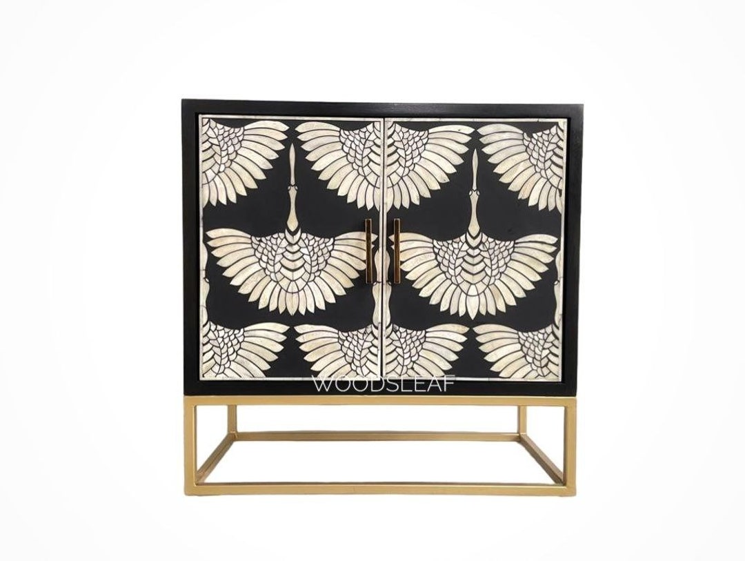 Handmade Bone Inlay Beautiful Swan Design Bone Inlay Bar - Etsy