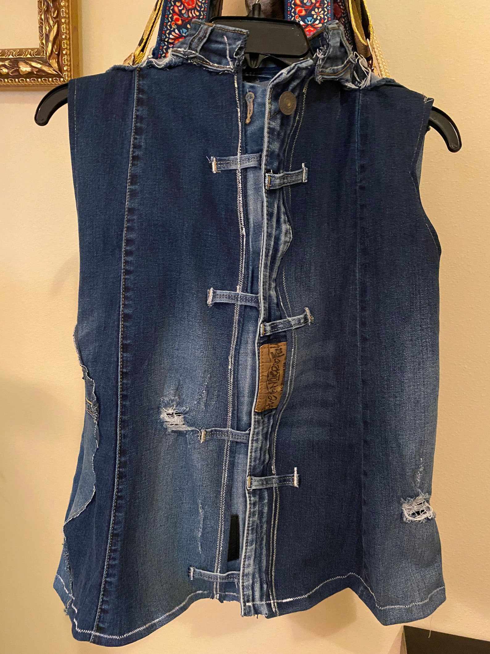 Handmade Upcycled Boho Vest - Etsy