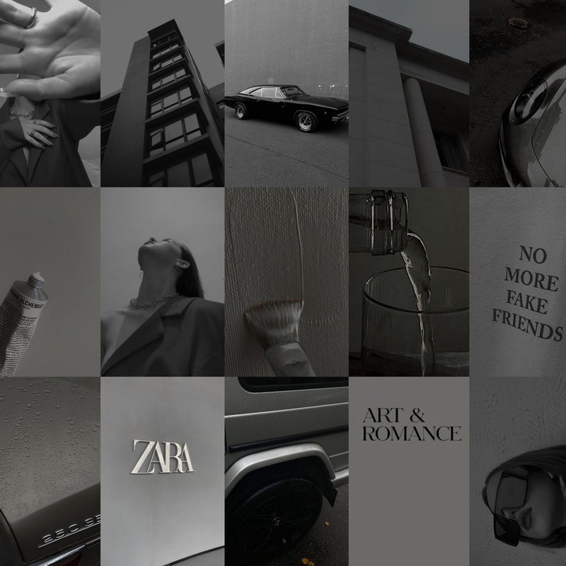 Gray Aesthetic - Etsy