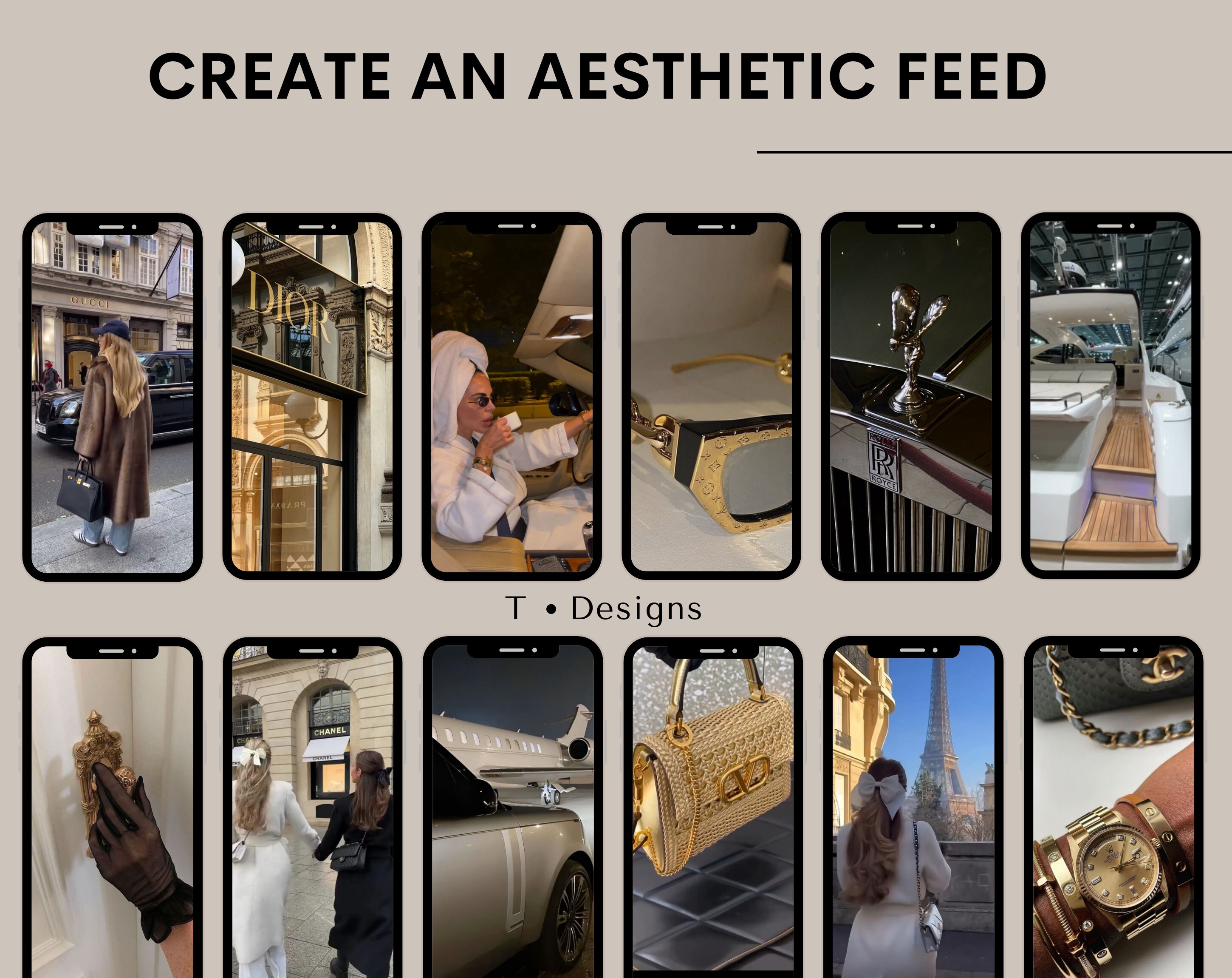 1100+ Faceless Luxury Videos for Instagram Reels Minimalist Faceless ...