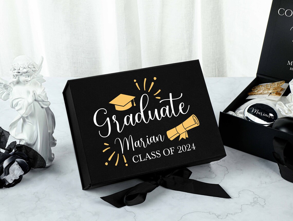 Personalized Graduation Gift Box, 2024 Graduation, Class of 2024 ...