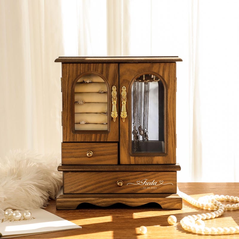 Jewellery Wardrobe Box - Etsy