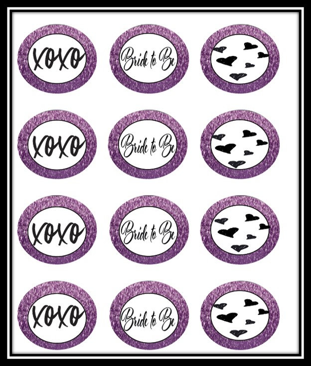 Bachelorette Party Cupcake Toppers Bride to Be Cupcake - Etsy