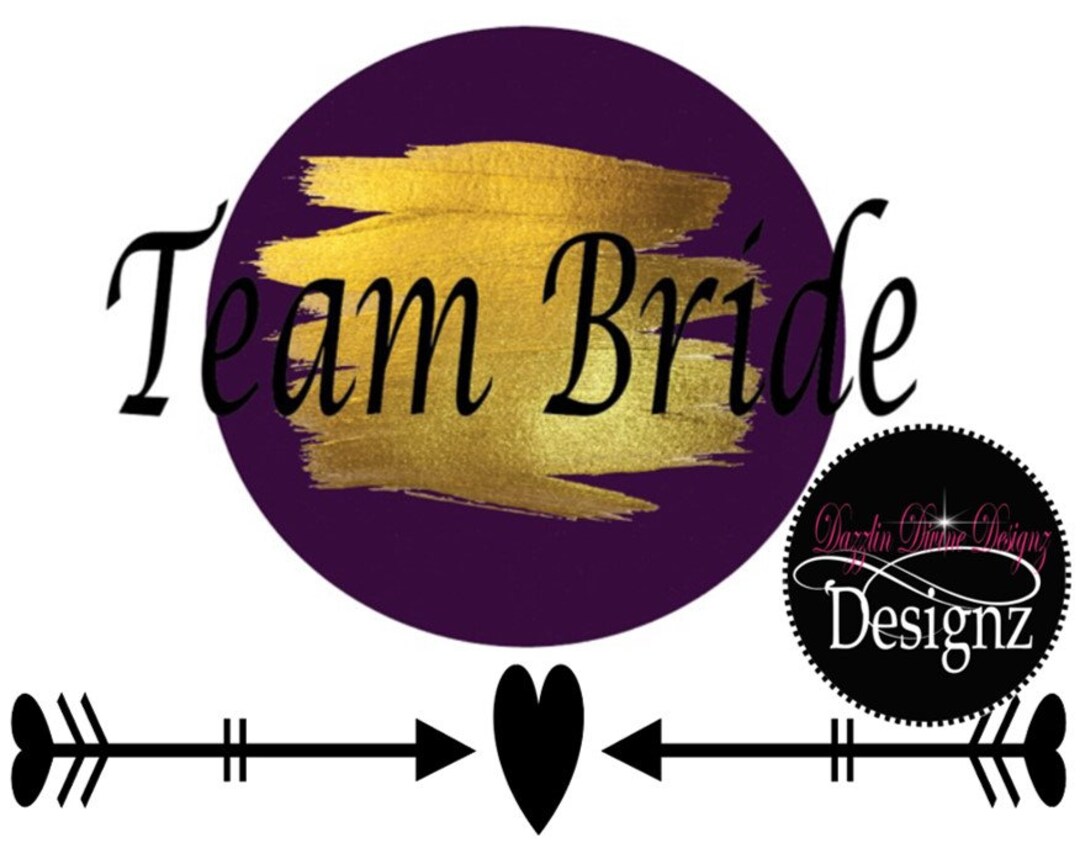 Team Bride Sign Team Bride Printable Team Bride Bachelorette - Etsy