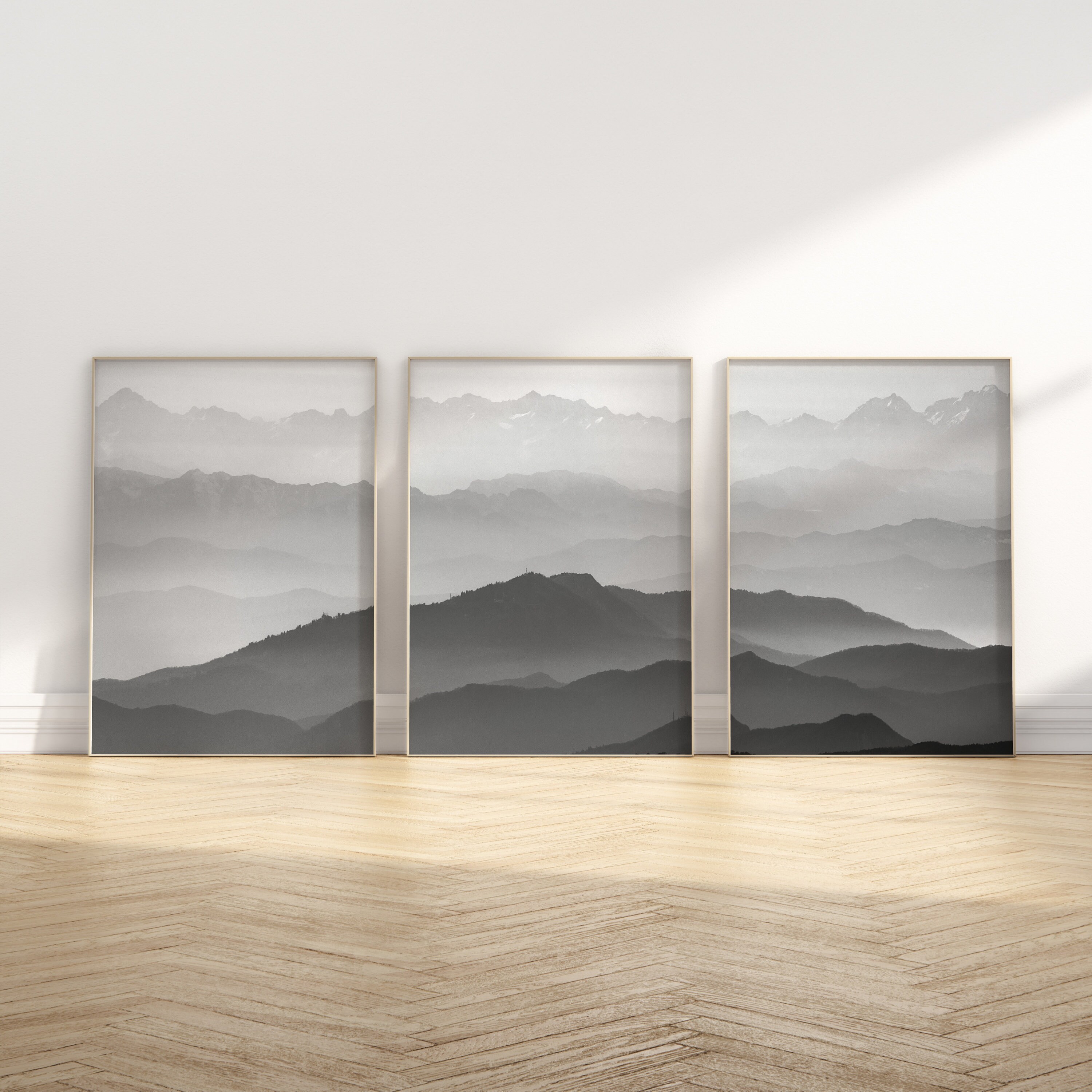 Triptych Wall Art / Minimal Wall Art Set / Simplistic Wall Art ...