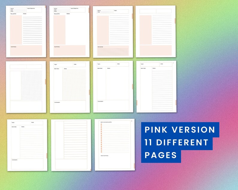 Cornell Notes. Cornell Notes Template. Cornell Notes Printable. Note ...