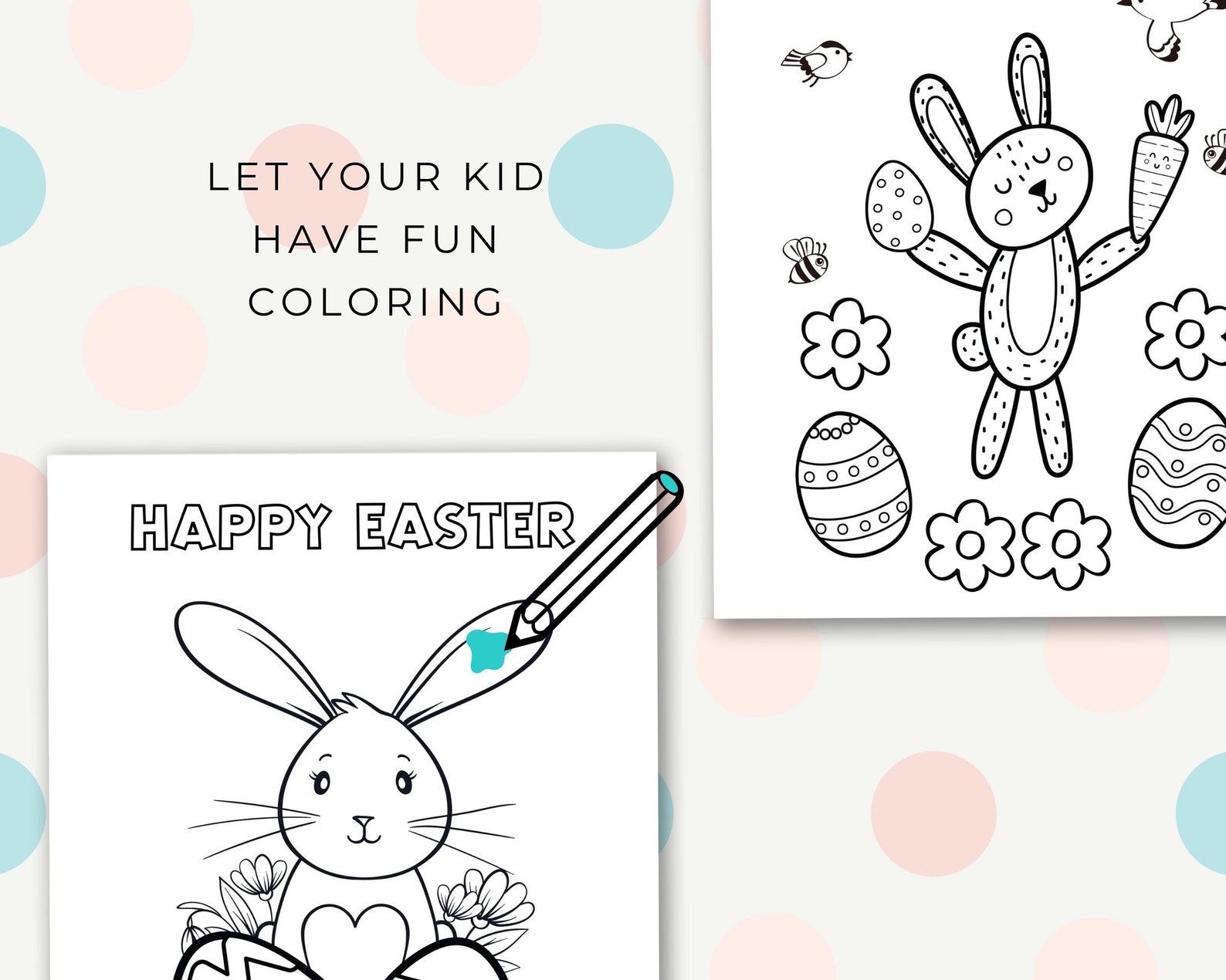 Printable Easter Coloring Pages for Kids Easter Bunny Coloring Pages ...
