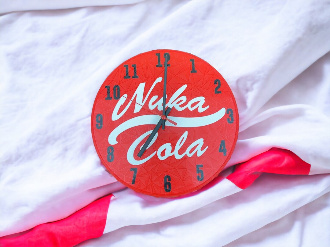 Nuka Cola Bottle Cap Clock, Fallout 3D Printed - Etsy