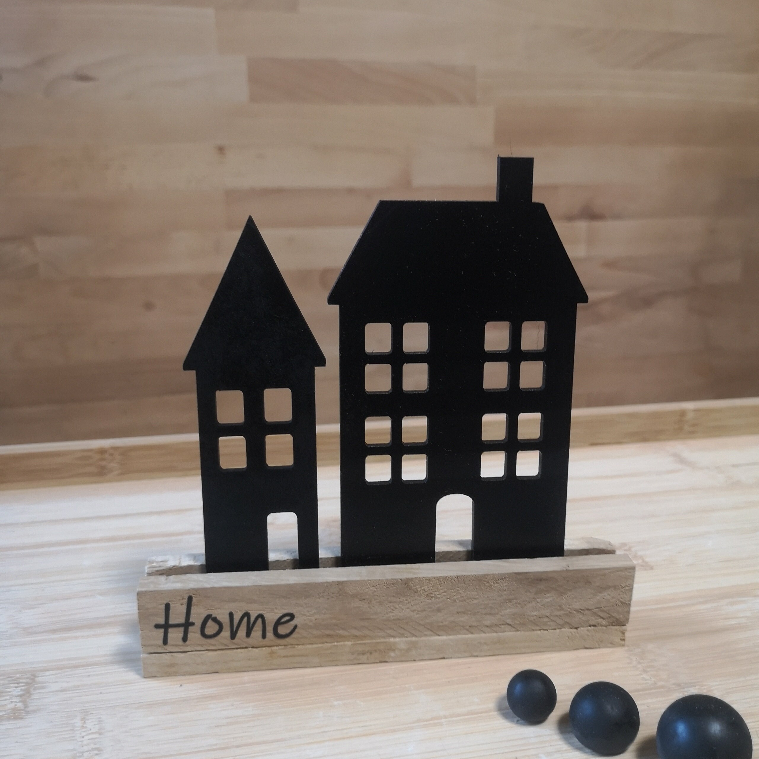 Svg * 3 Houses for the Stand Made of Blocks * Plotter Laser File - Etsy