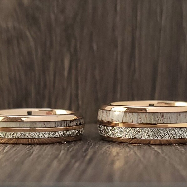 Deer Antler Ring - Etsy