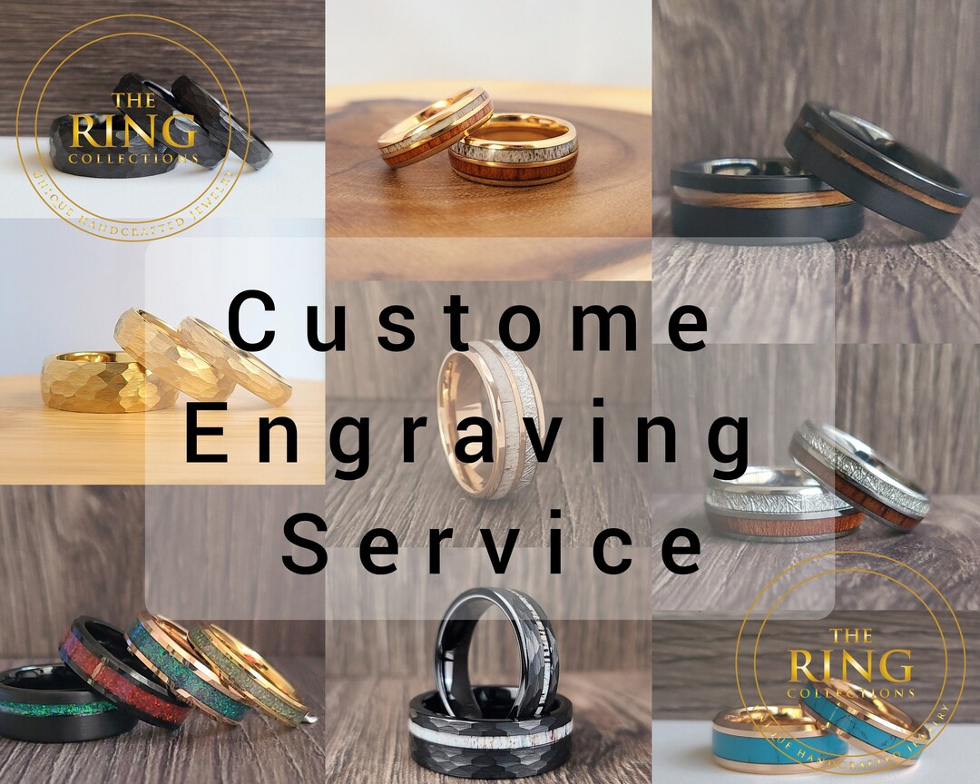Add a Custom Engraving to Your Ring From the Ring Collections! - Etsy