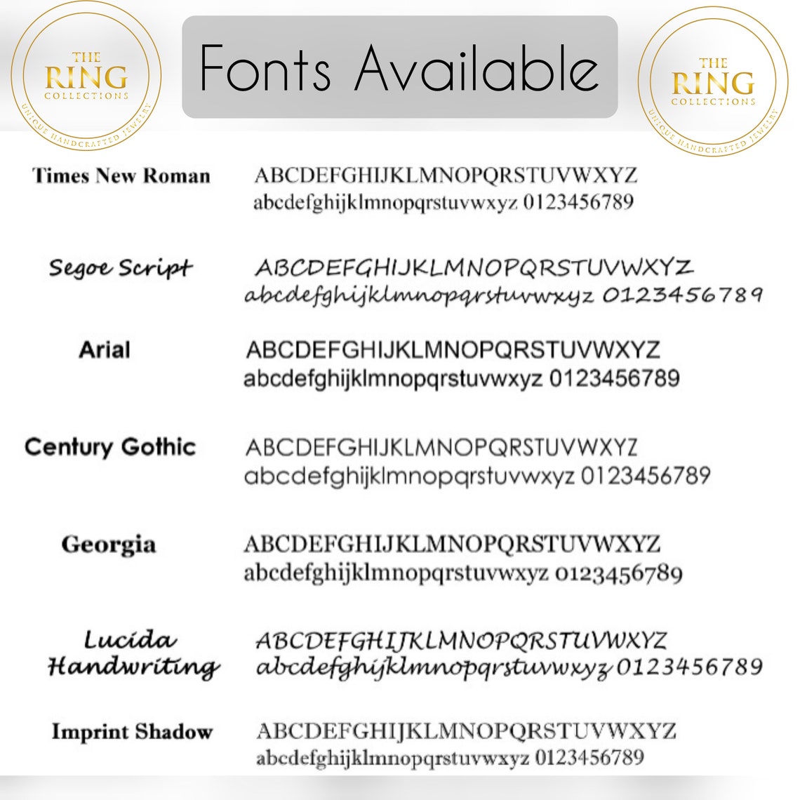 Add a Custom Engraving to Your Ring From the Ring Collections! - Etsy