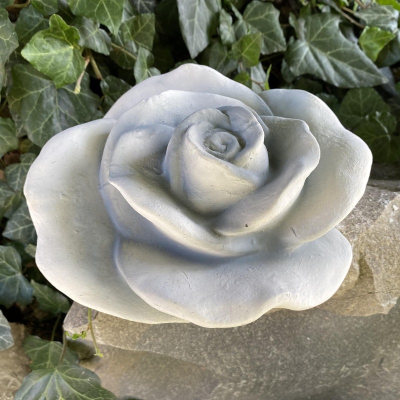 Stone Flowers Garden Art - Etsy