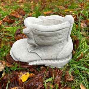 Funny Boot Solid Stone Statue, Concrete Shoe Planter, Old Shoe Plant ...