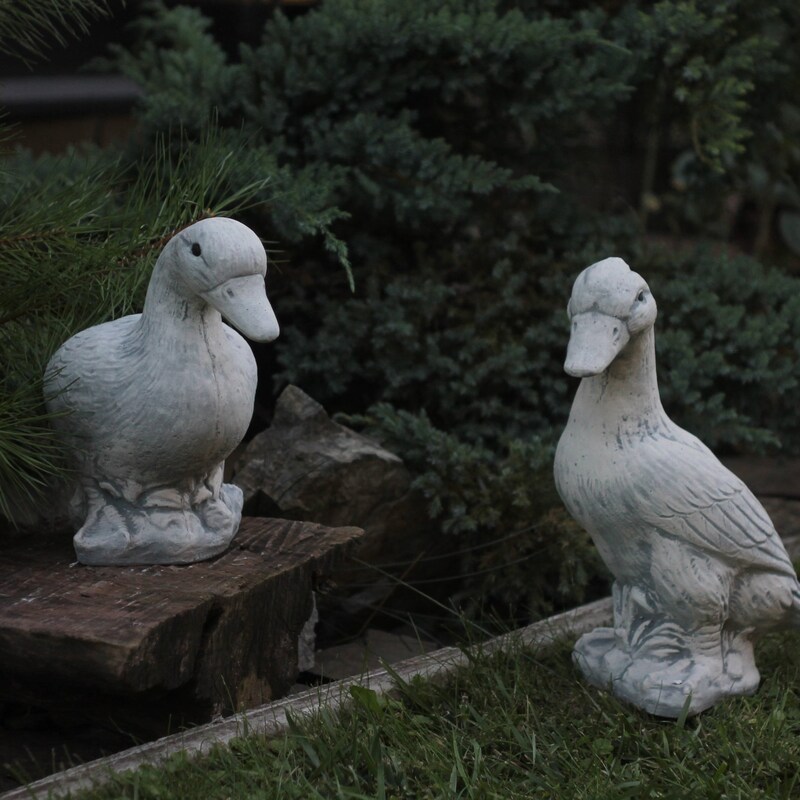 Garden Duck Statue - Etsy
