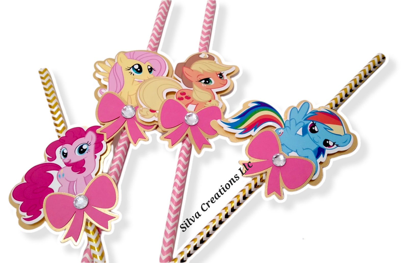 My Little Pony Straws, Pony Party Decor, Girls Party Decor, My Little ...