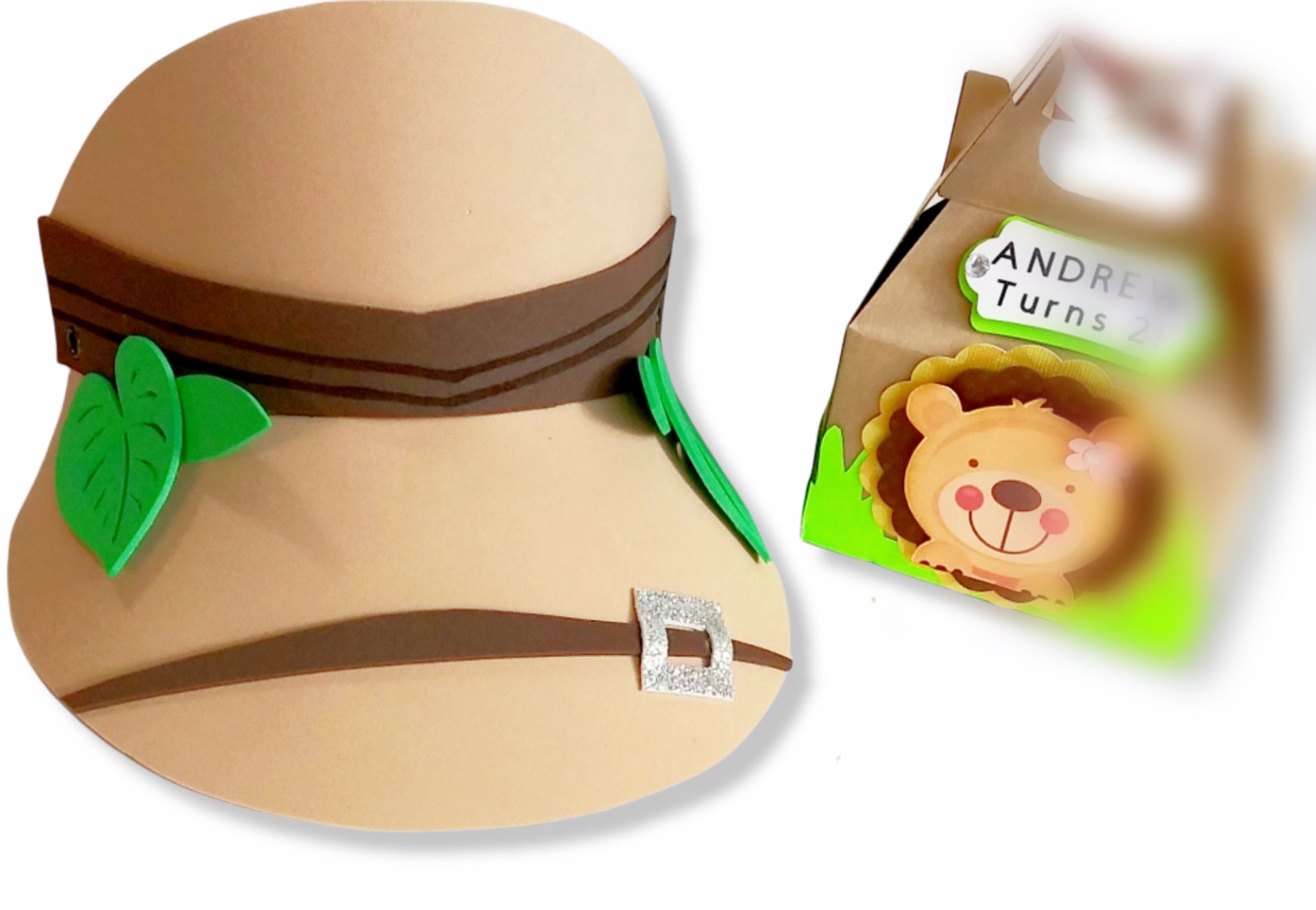 Safari Party Hats, Safari Hat, Jungle Hat, Party Hats - Etsy