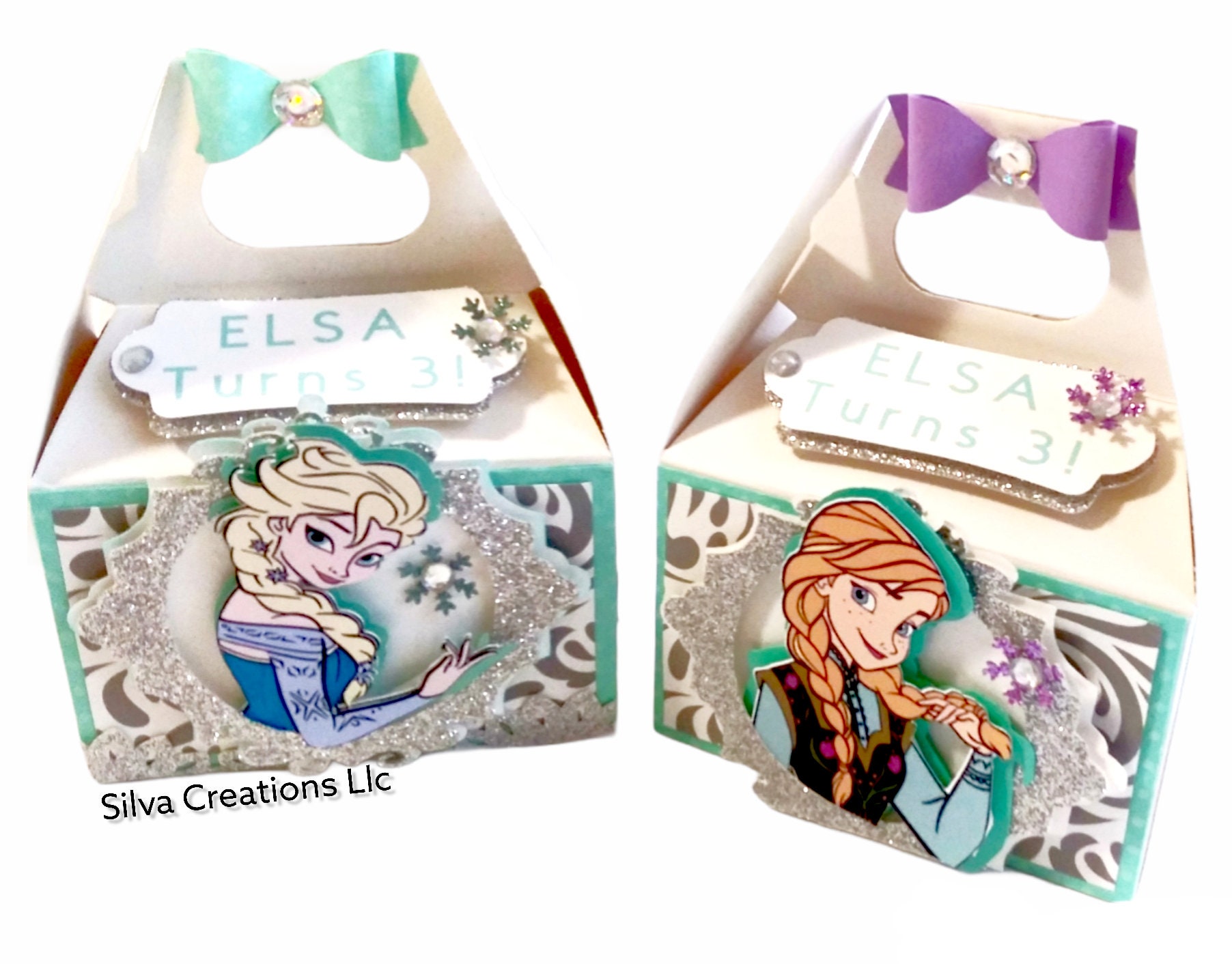 Frozen Favor Boxes Frozen Party Box Frozen Gift Box Frozen - Etsy