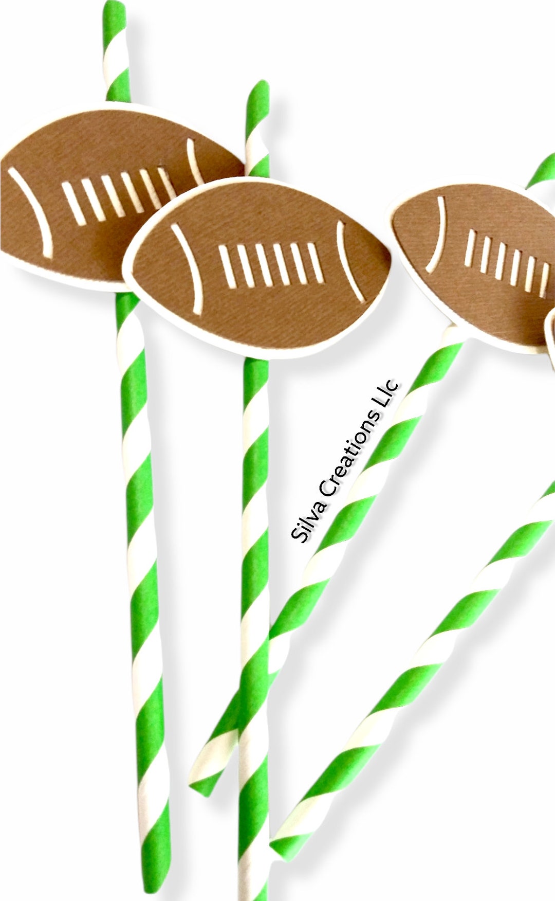 Football Straws, Football Party Favors, Sports Straws, Sports Birthday ...