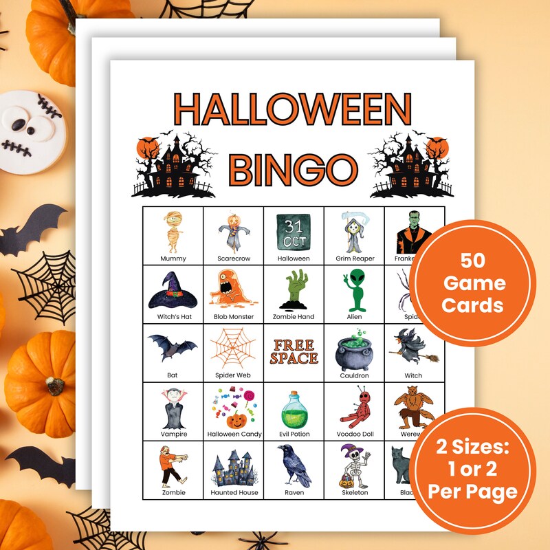 Halloween Bingo - Etsy
