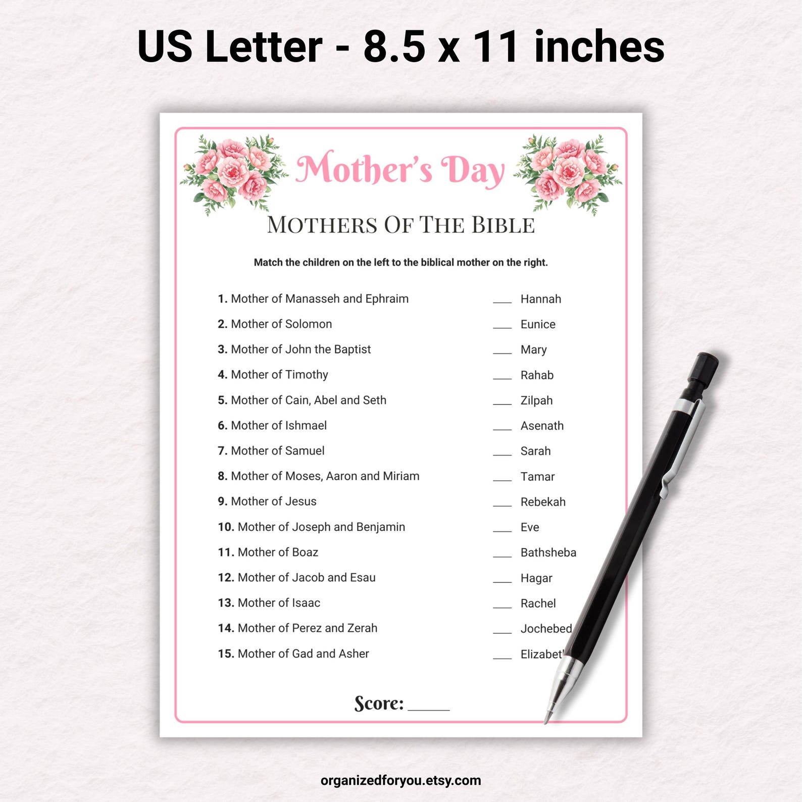 Mother’s Day Trivia Questions, Mothers of the Bible Trivia Game, Bible ...