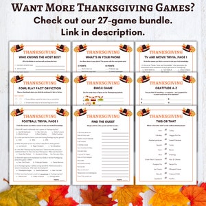 Thanksgiving Friendly Feud Game, Friendsgiving Games, Printable Games ...