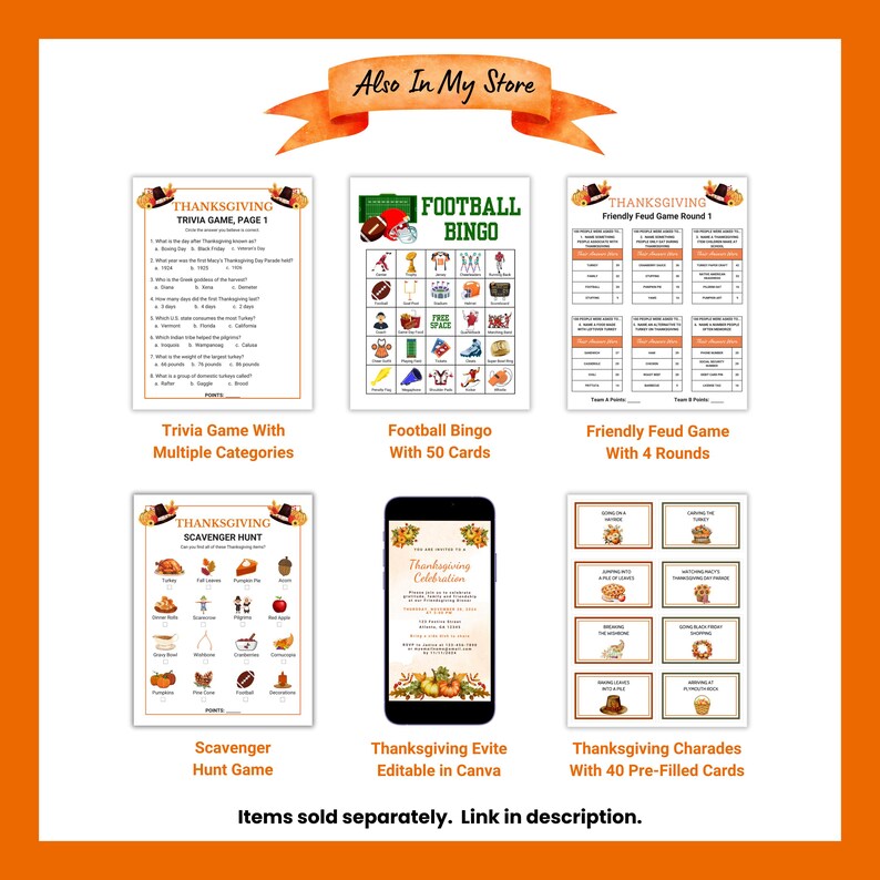 Find the Guest Bingo Game, Editable Mix and Mingle Bingo, Thanksgiving ...