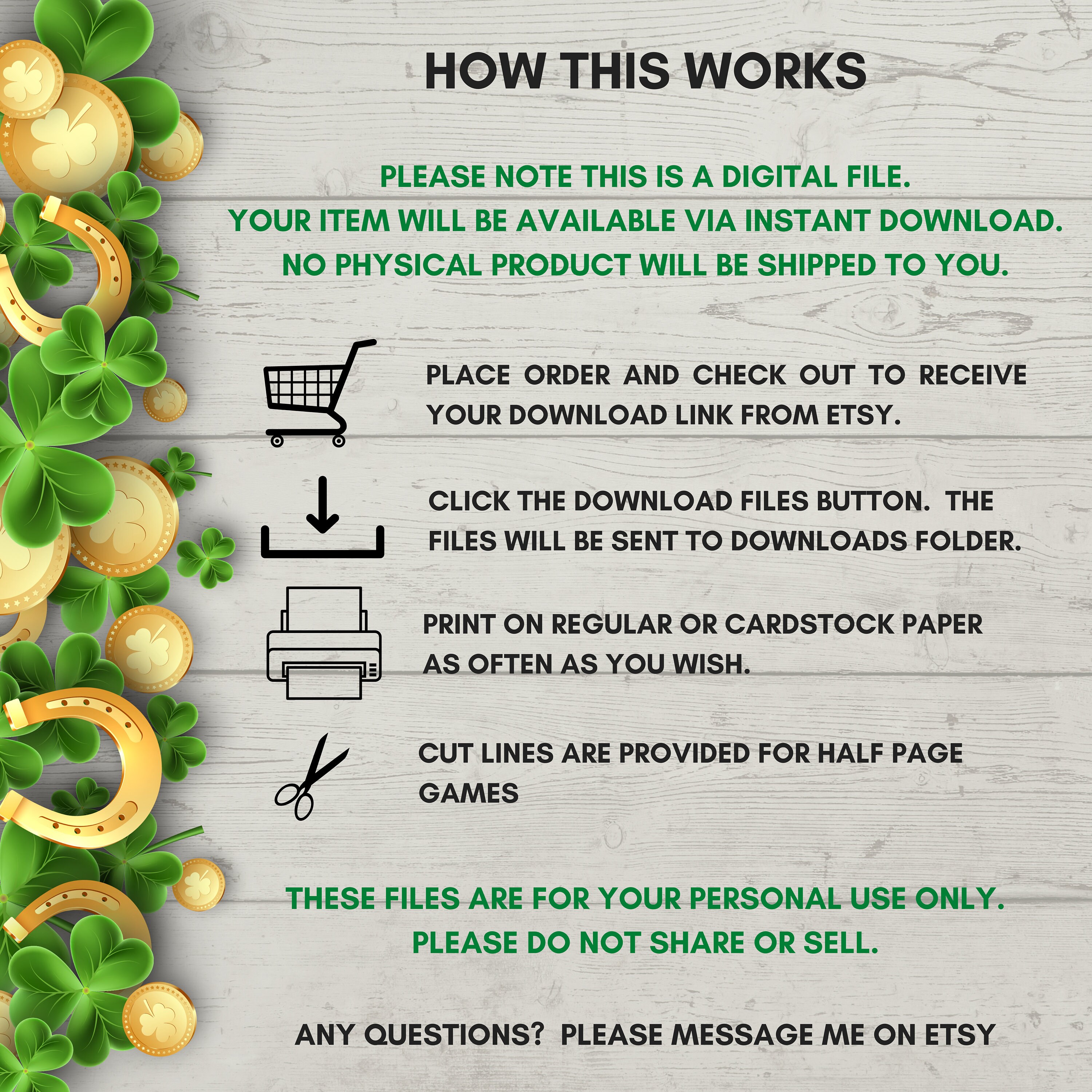 St. Patrick’s Day Printable Find the Guest Bingo, Icebreaker Game, Team ...