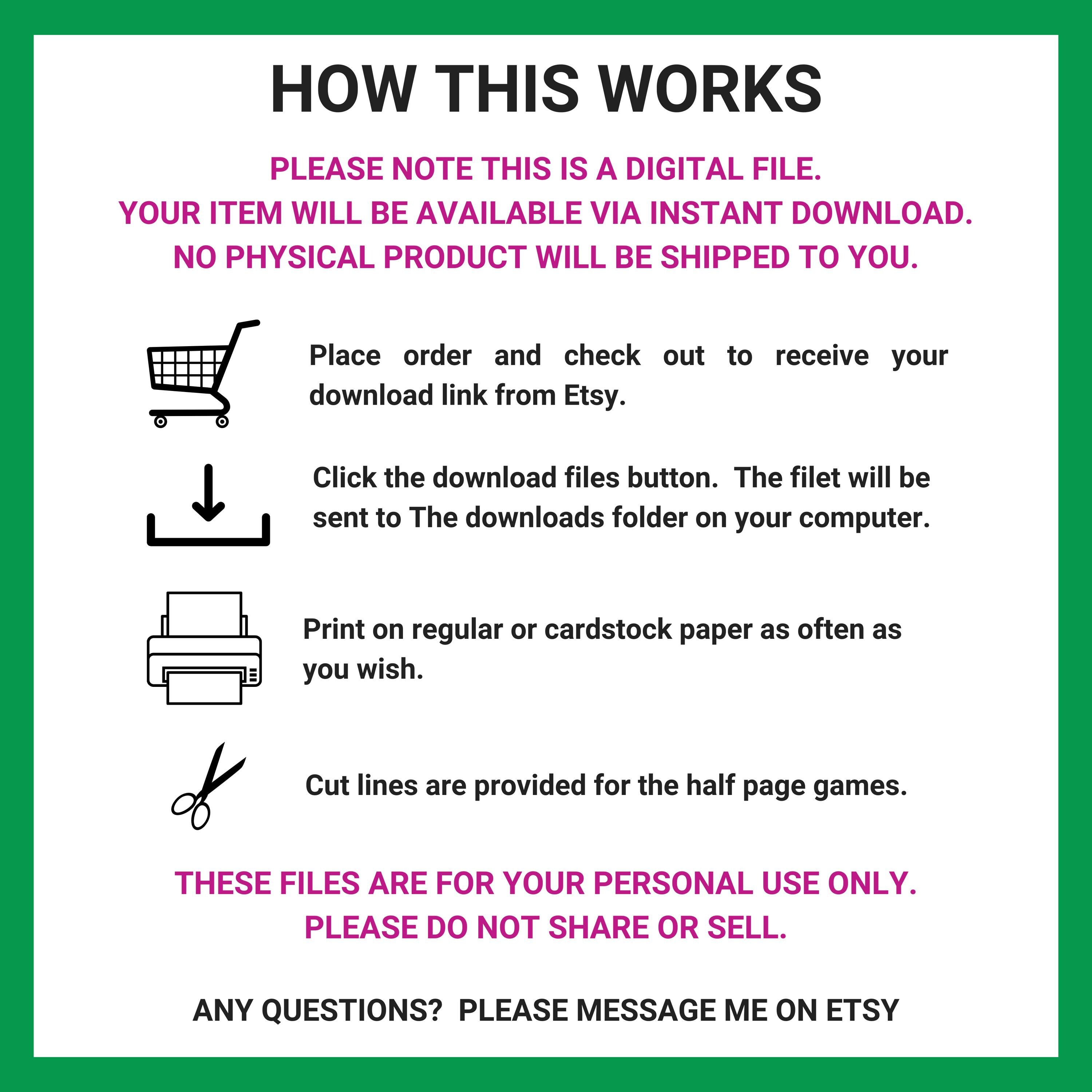 St Patricks Day Printable Bingo Game, Family Bingo Games for Kids ...