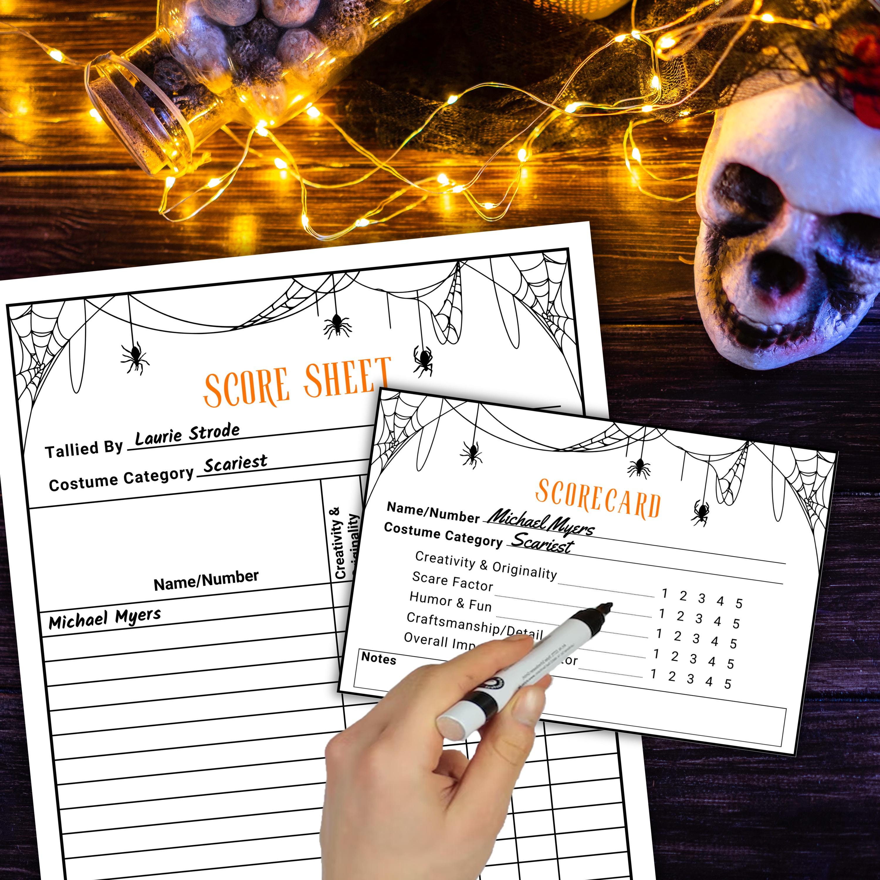 Halloween Costume Contest Kit, Canva Editable Winner Certificate ...