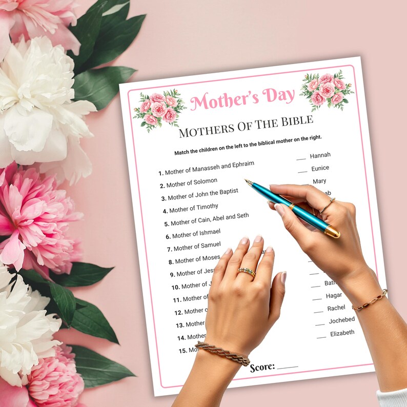 Mother’s Day Trivia Questions, Mothers of the Bible Trivia Game, Bible ...