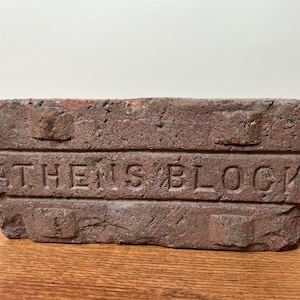 Antique Athens Ohio Brick Block Paver - Etsy