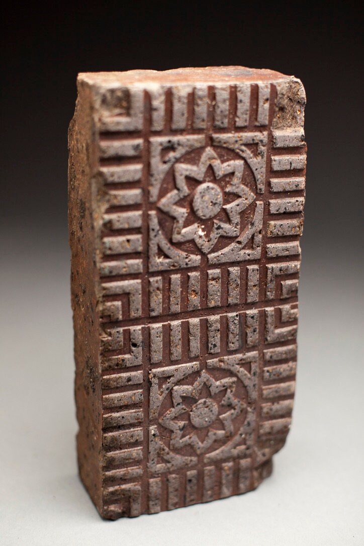Antique Salt Glazed Nelsonville Flower Brick Block - Etsy